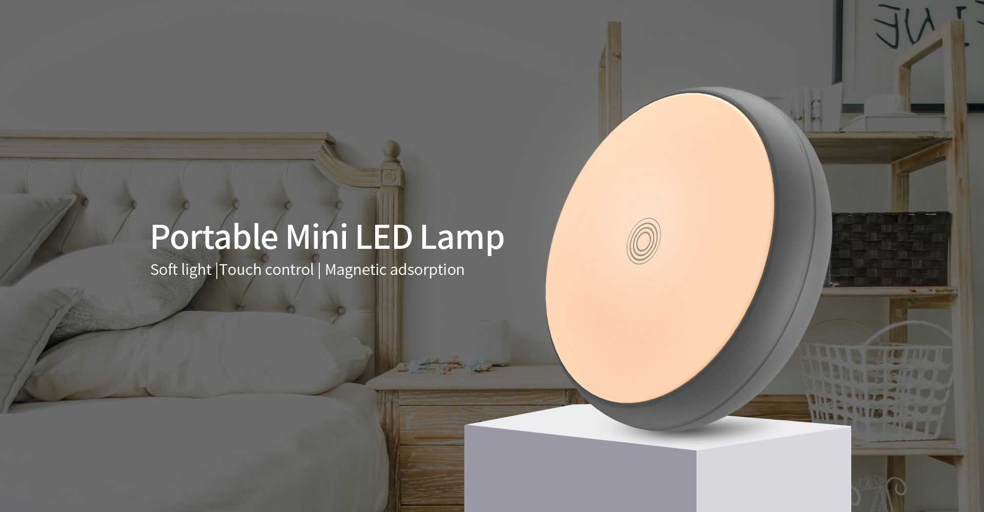 Portable Mini LED Lamp-ESL-09 – LED Lamp, Wireless Charger, Key Finder